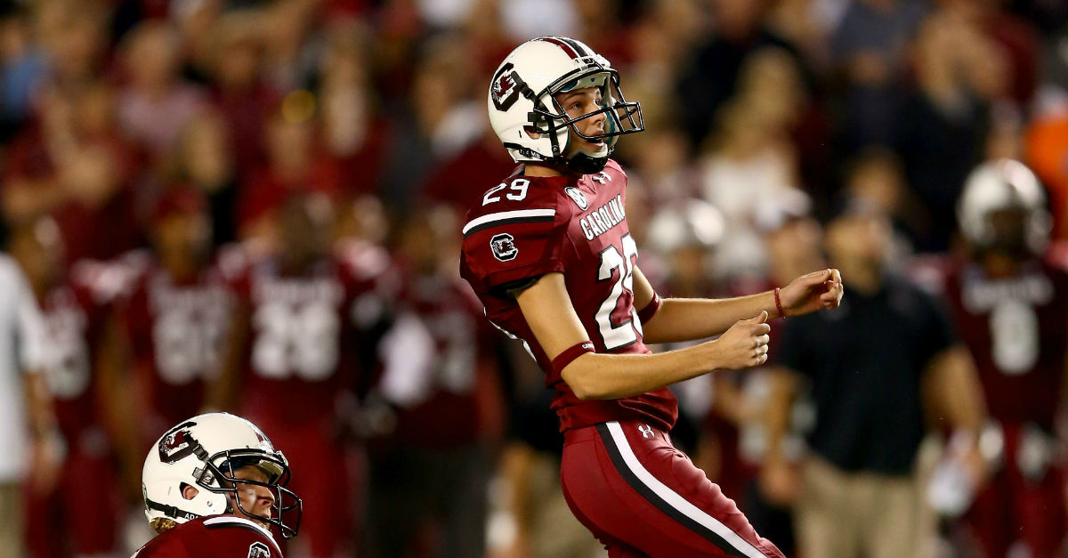 South Carolina's Elliott Fry kicks away the trolls - FanBuzz