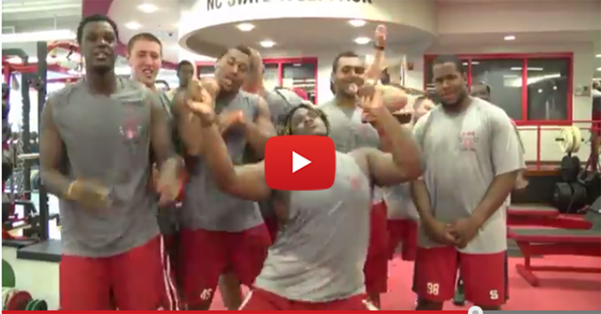 NC State linemen dance and sing to Taylor Swift in the weight room ...