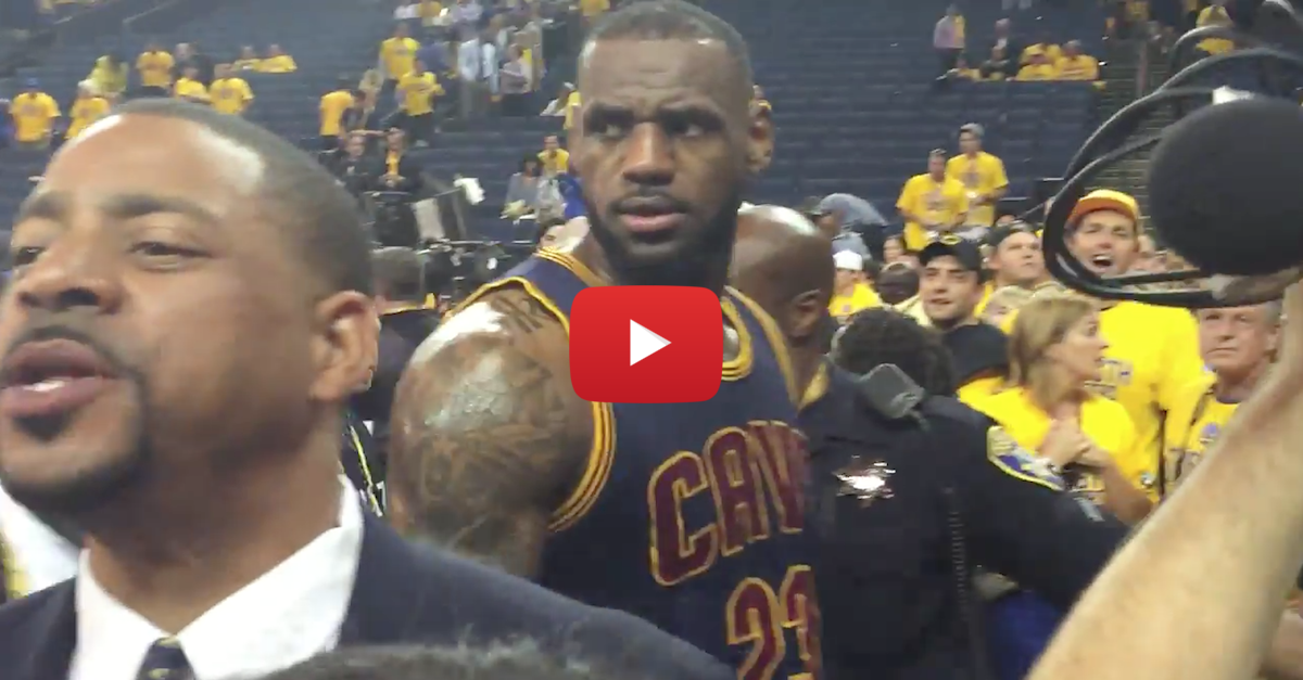Female Warriors fan yelled vulgar comment at LeBron James after Game 2 ...
