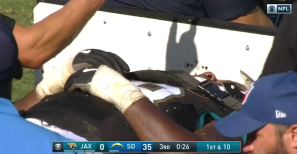 Another NFL player had to be carted off the field after suffering a ...