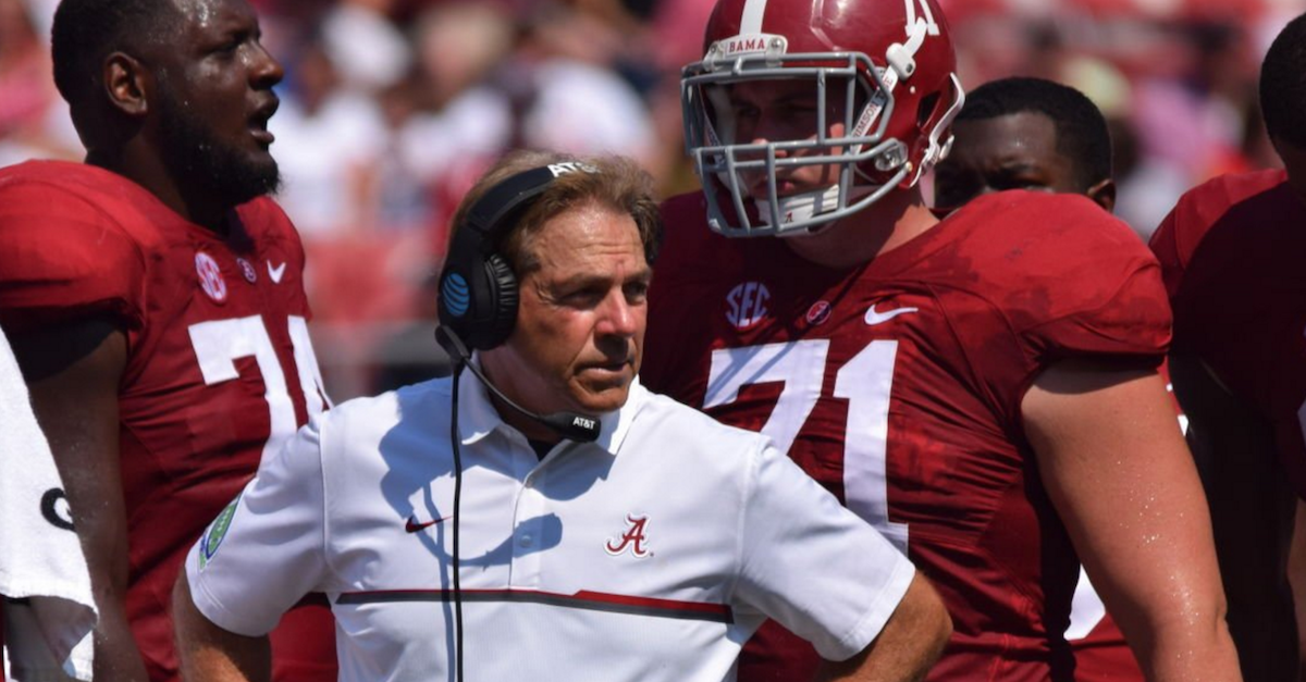 Saban defends Alabama's uniforms, stands up for 'our brand' - FanBuzz