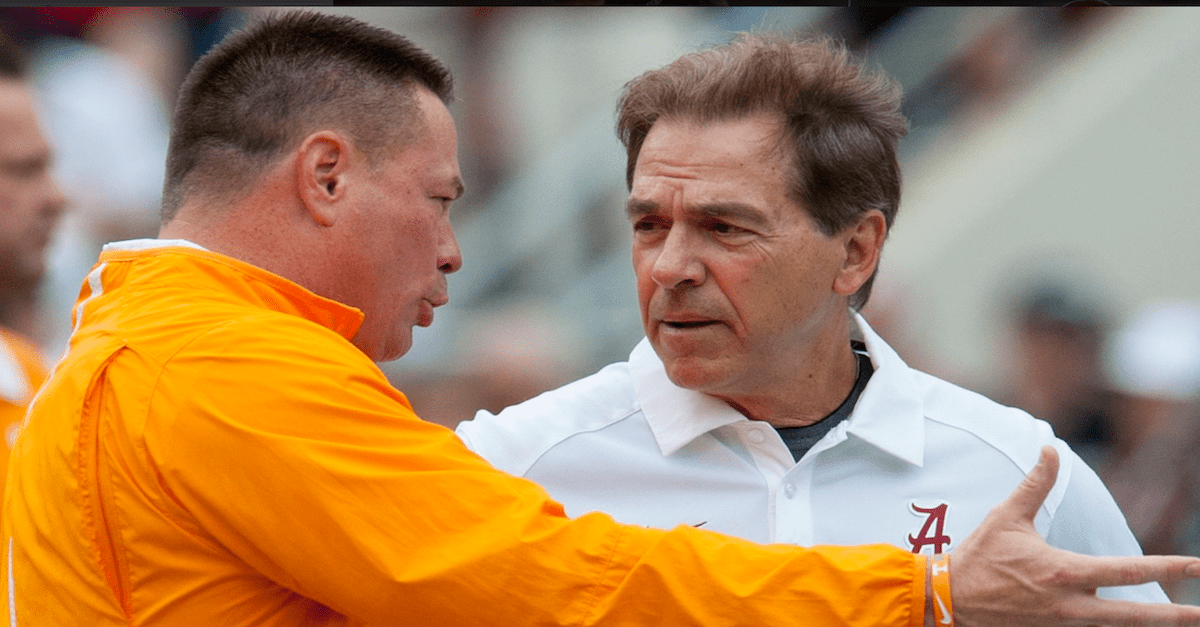 Butch Jones 'cringed' watching 'most talented' Alabama team he's seen ...