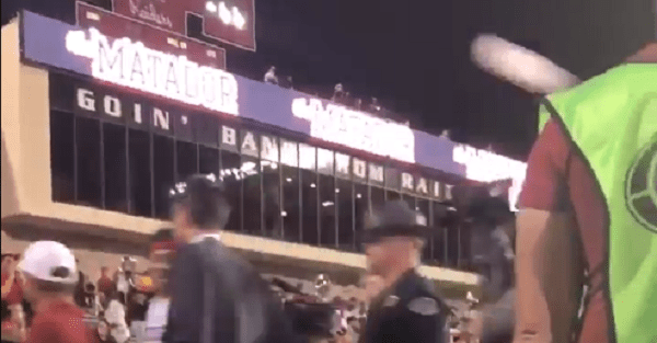 Texas Tech fans show ultimate disrespect by throwing trash at Baker ...