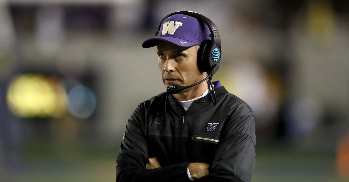 Washington's coach has a clear message for fans calling out Alabama ...