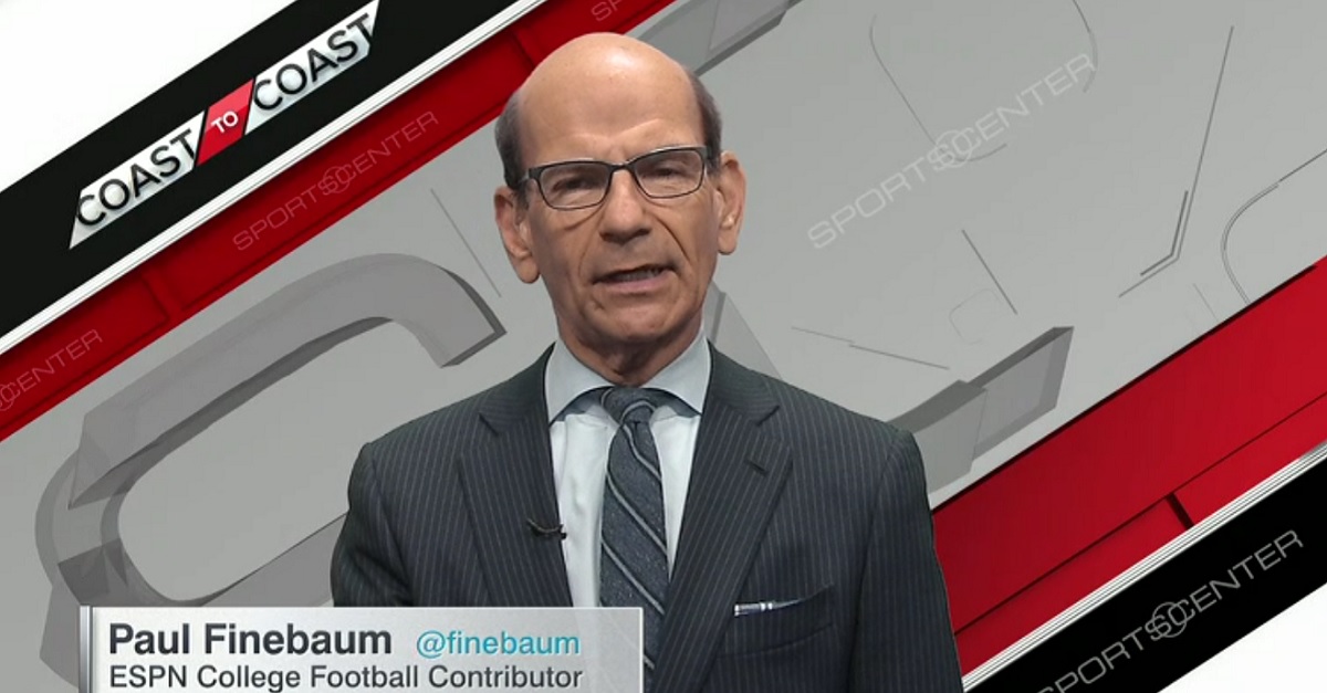 Paul Finebaum gives his College Football Playoff rankings after Georgia ...