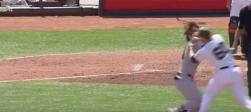 Former NL MVP Bryce Harper got punched in the face, starting an insane ...