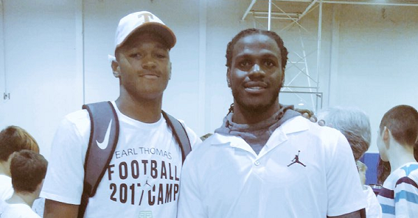 Country's No. 3 dual threat QB Roschon Johnson gives his dream school a ...