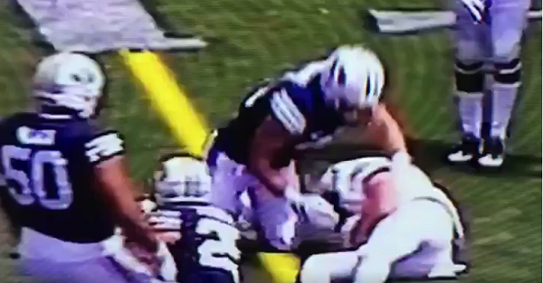 BYU defender appears to get a cheap shot in on defenseless Portland ...