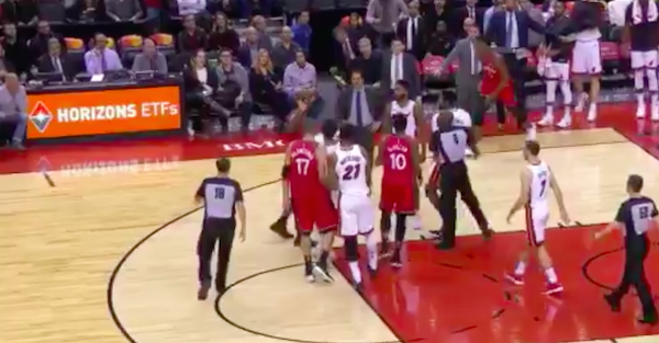 Players trade blows, are both ejected during Raptors-Heat game - FanBuzz