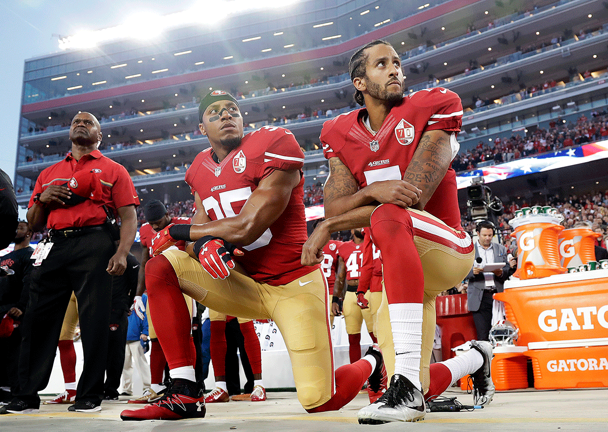 NFL player says he will “be done with football” if required to stand ...