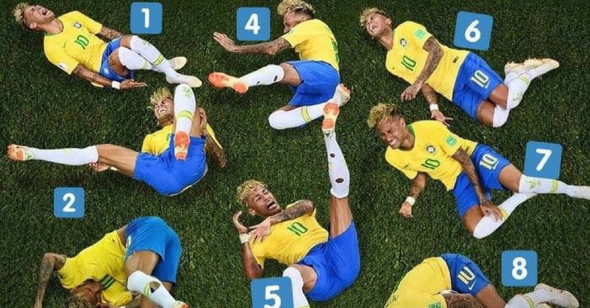 WATCH: Neymar Flopped, and the Internet Responded - FanBuzz