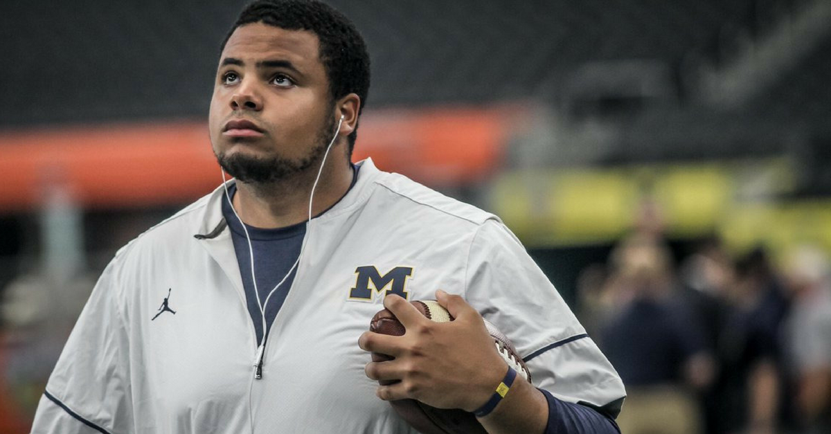 Courageous Michigan Lineman Unfortunately Retires in Heartfelt Letter ...
