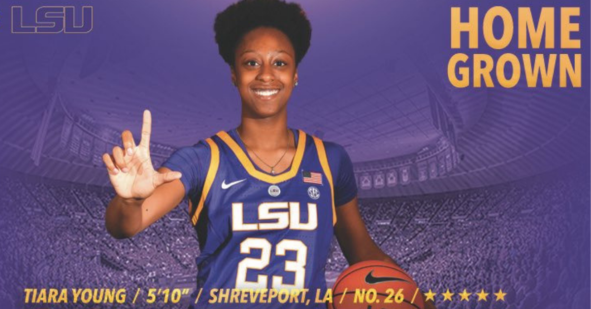 Five-Star Guard Tiara Young Commits to LSU Lady Tigers | Fanbuzz