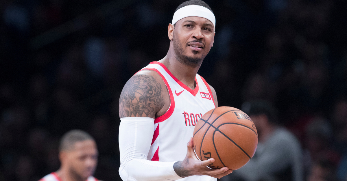 Houston Trades Aging Carmelo Anthony to Chicago for Some Cash - FanBuzz