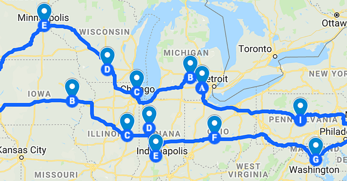 This Big Ten Road Trip Takes You to 14 Spectacular Cities and Stadiums ...