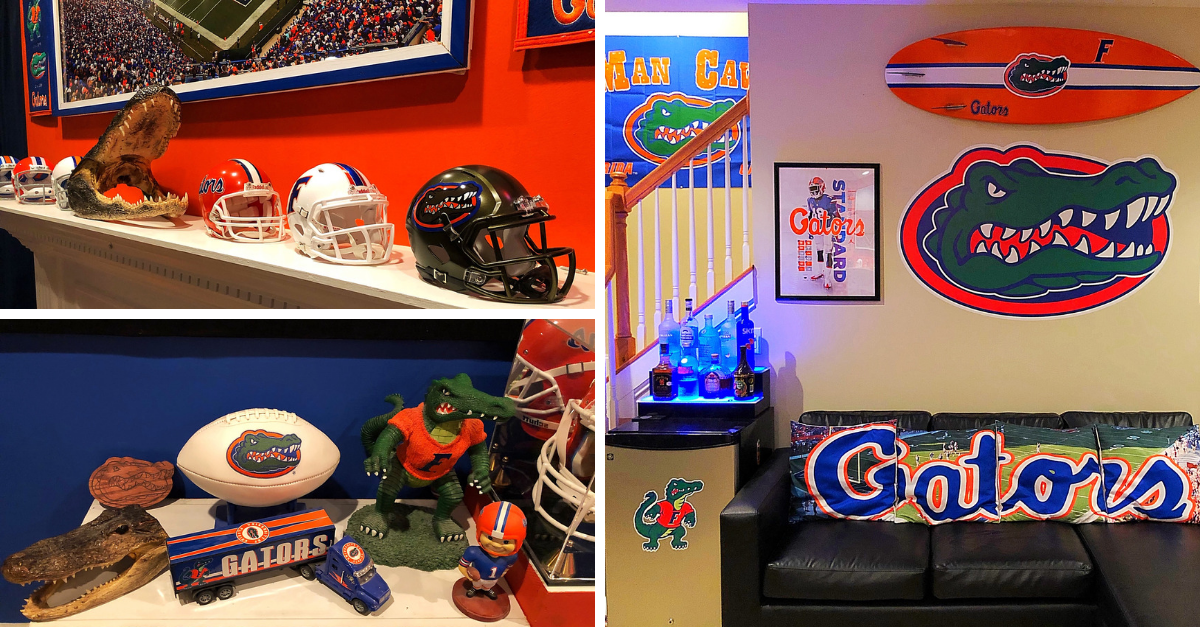 This Epic Florida Gators Man Cave Brings "The Swamp" to the Basement ...