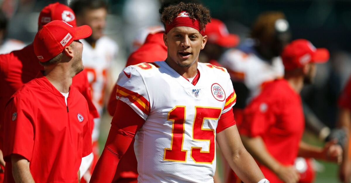Idiots Steal Patrick Mahomes Cutout, Then Crash Their Getaway Car - FanBuzz