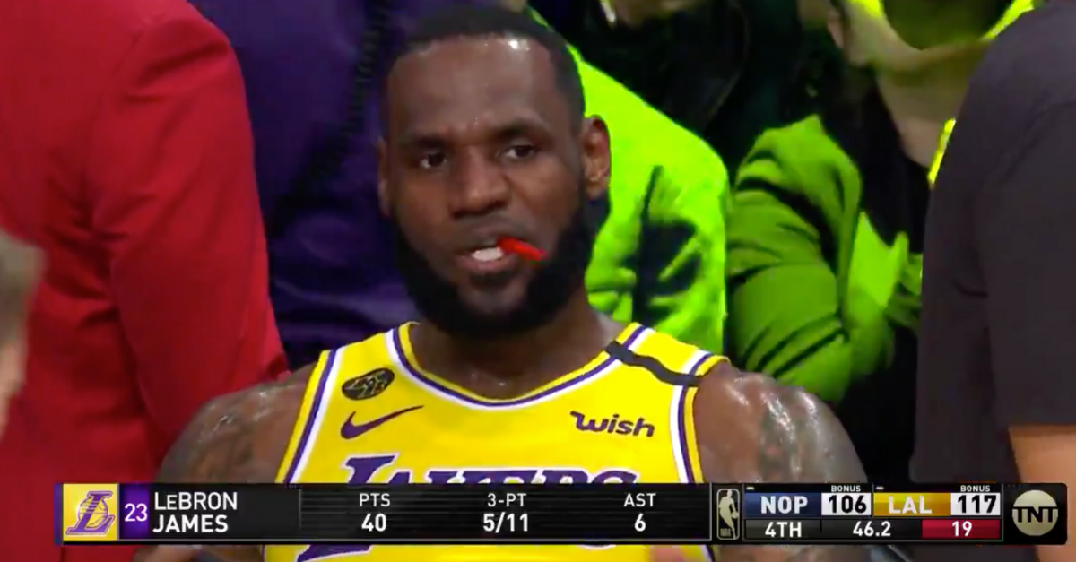 LeBron’s Sideline Candy Controversy: Red Vines or Twizzlers? - FanBuzz