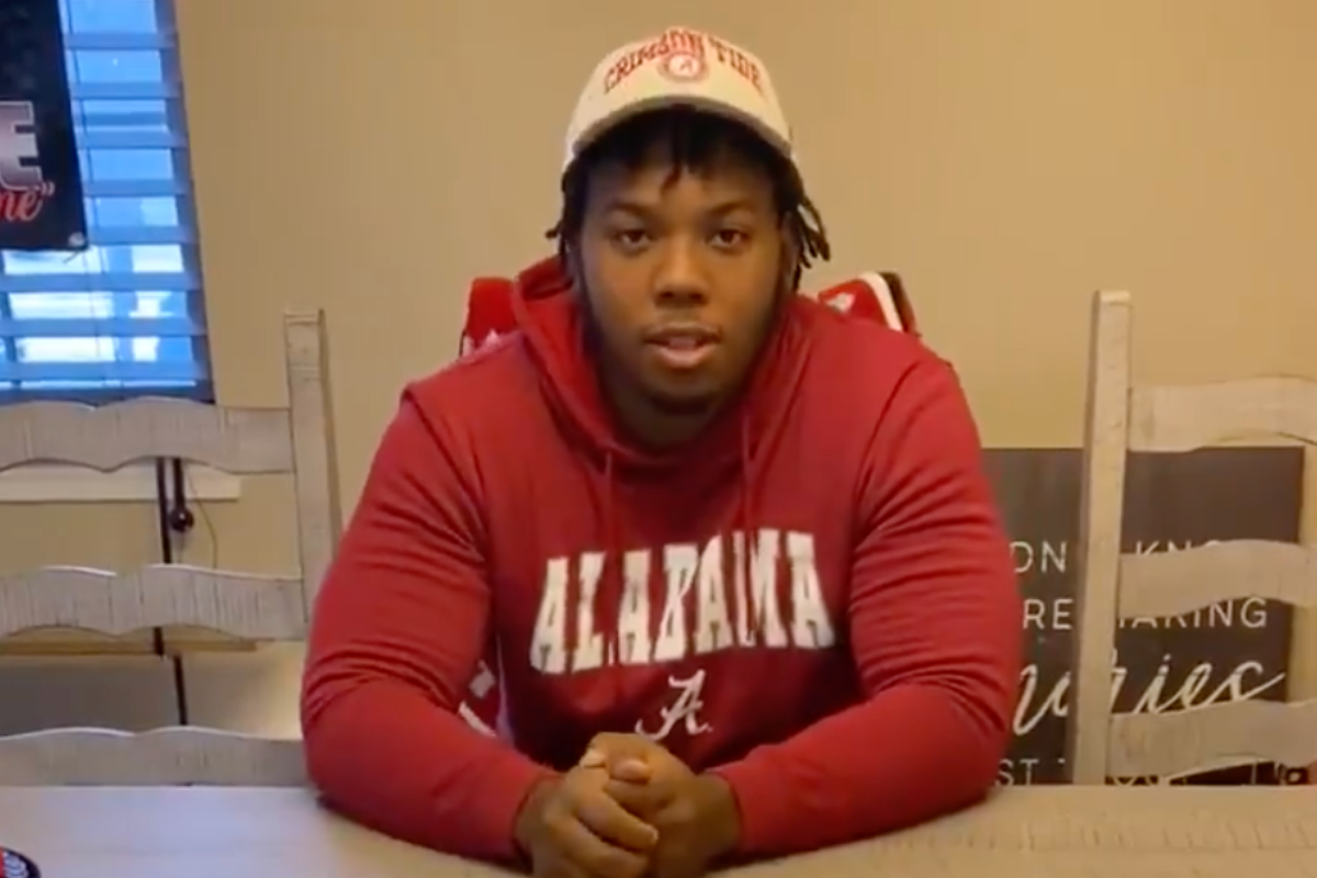 Alabama's New 5-Star DT is 300 Pounds of Brute Force - FanBuzz