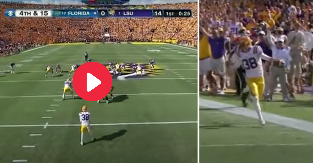 LSU’s Fake Punt Brought the House Down, And a Dumb Penalty Spoiled It ...