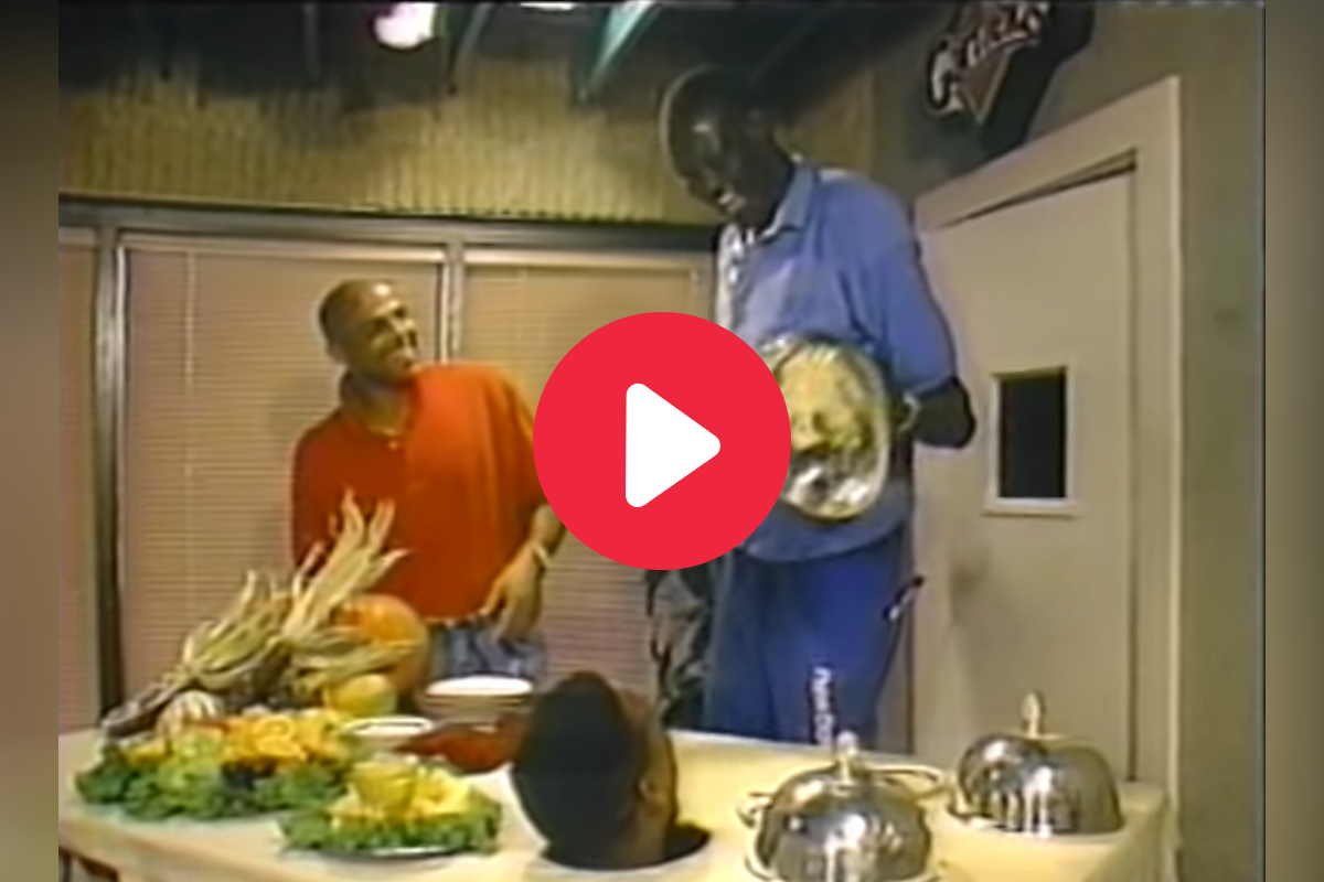 Charles Barkley's Vintage Dinner Table Prank is Nonstop Laughter - FanBuzz