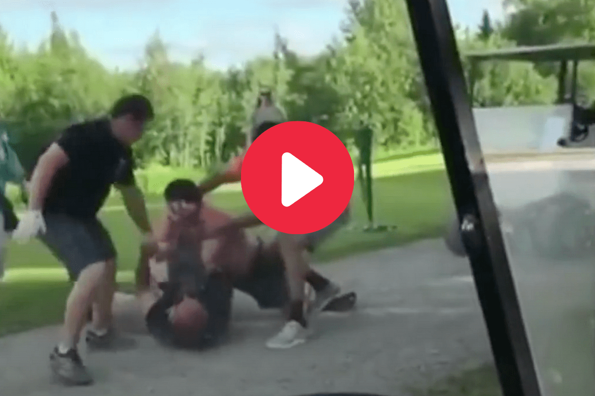 Epic Golf Fight Breaks Out Because of Slow Play [VIDEO] | Fanbuzz