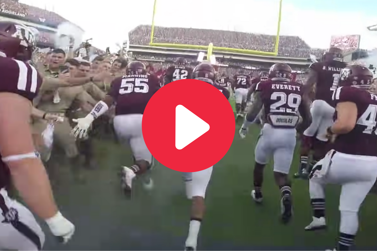 Experience Texas A&M's One-of-a-Kind Kyle Field Entrance in this Go-Pro ...