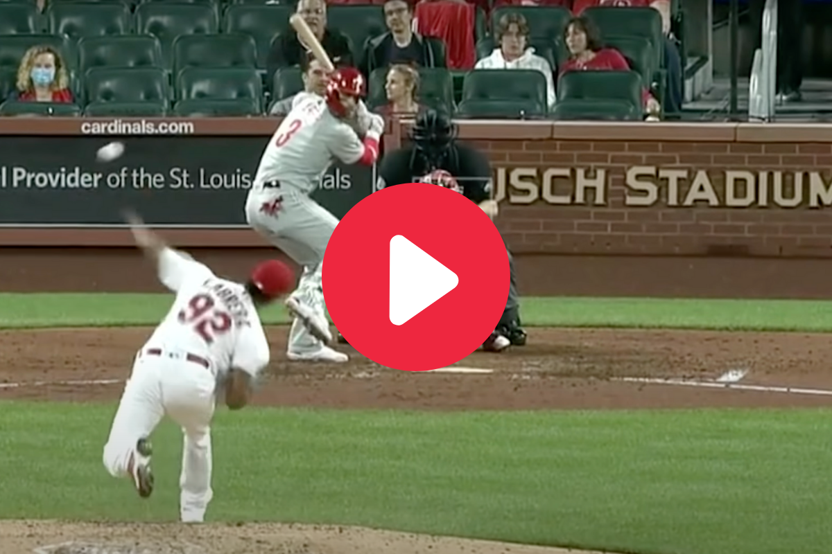 Bryce Harper Takes 97 MPH Fastball to Face & Somehow Walks It Off - FanBuzz