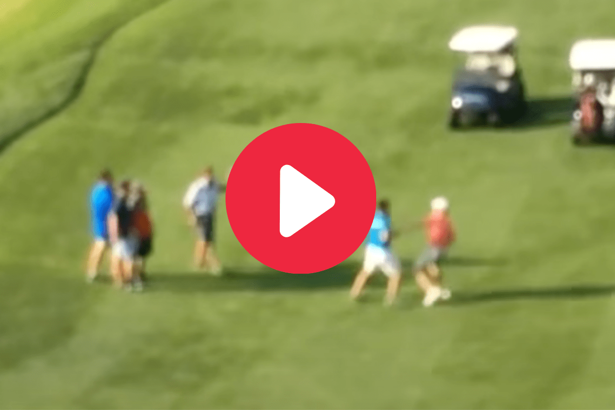 Golfers Throw Haymakers in Wild 18th Fairway Fight - FanBuzz