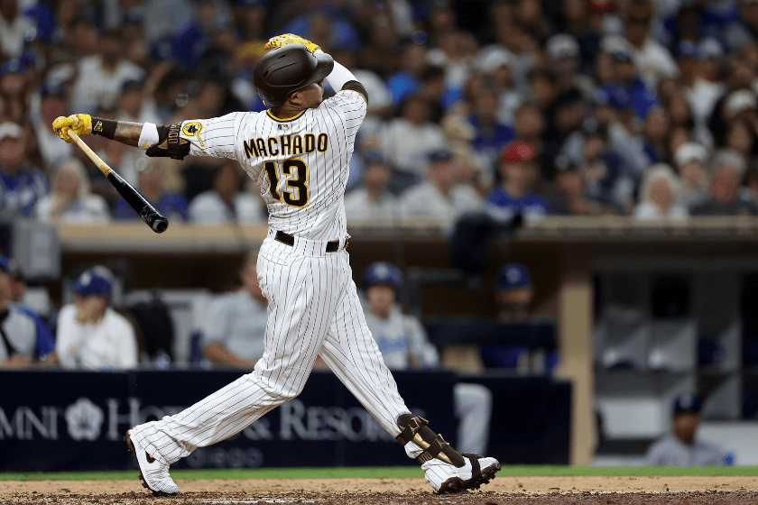 Padres fume over call as Manny Machado snaps at reporter after season ...