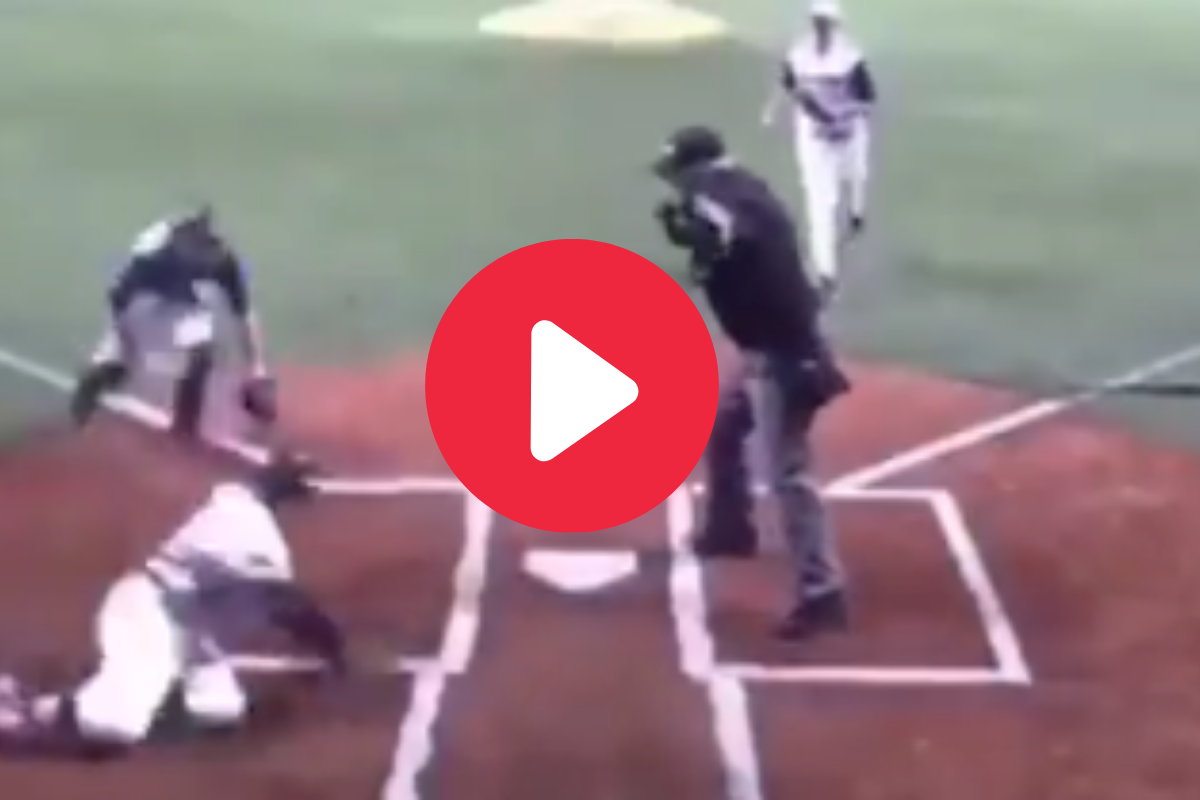 Drunk, Wobbling Umpire Can Barely Stand at Youth Game - FanBuzz