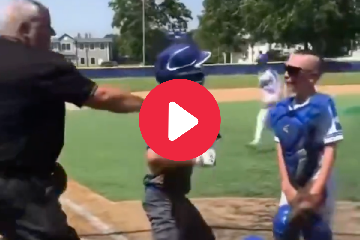 MLB Player Punches Pitcher, Gets Laid Out By First Baseman - FanBuzz