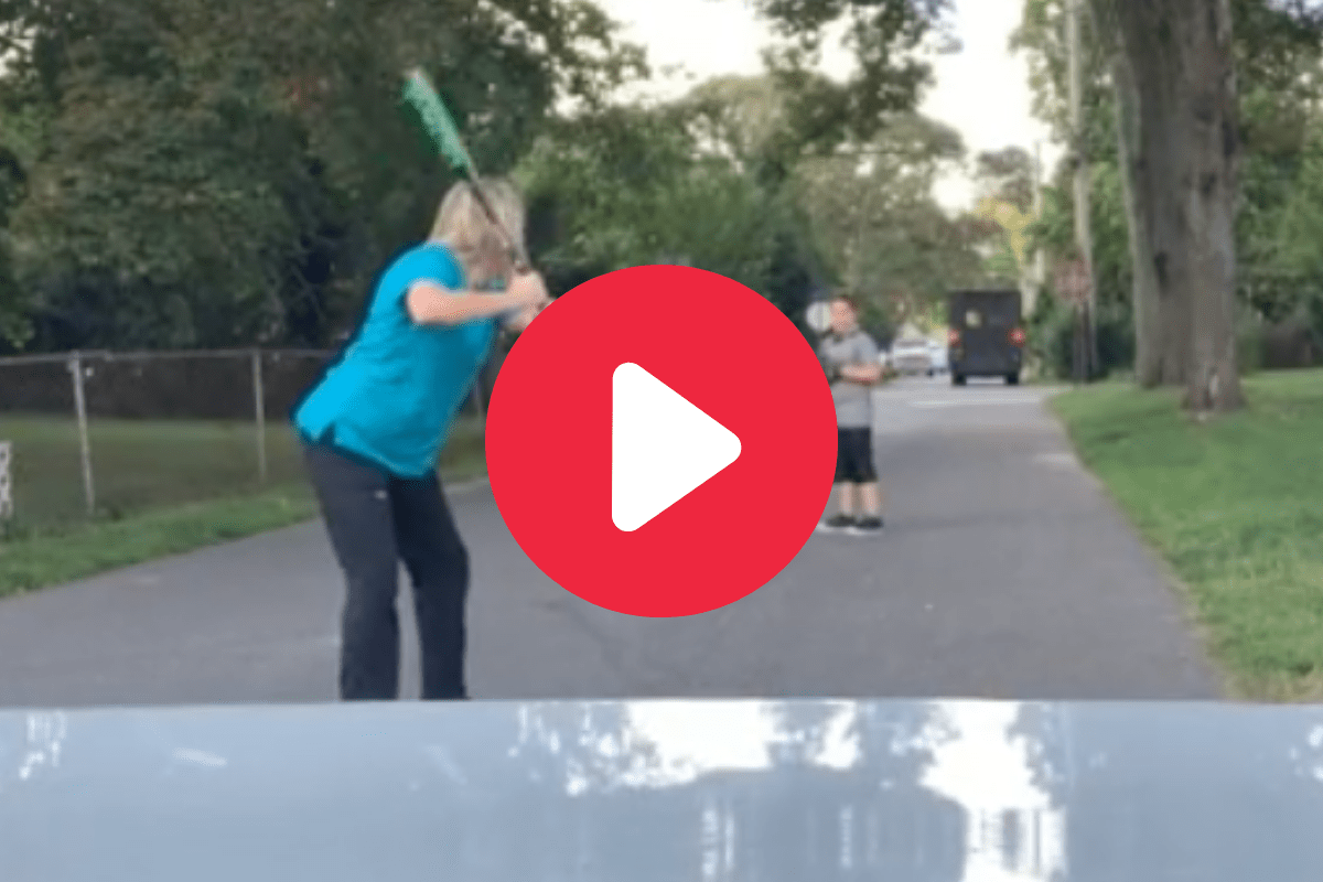 Mom Blasts Home Run Off Son & Becomes Viral Sensation - FanBuzz