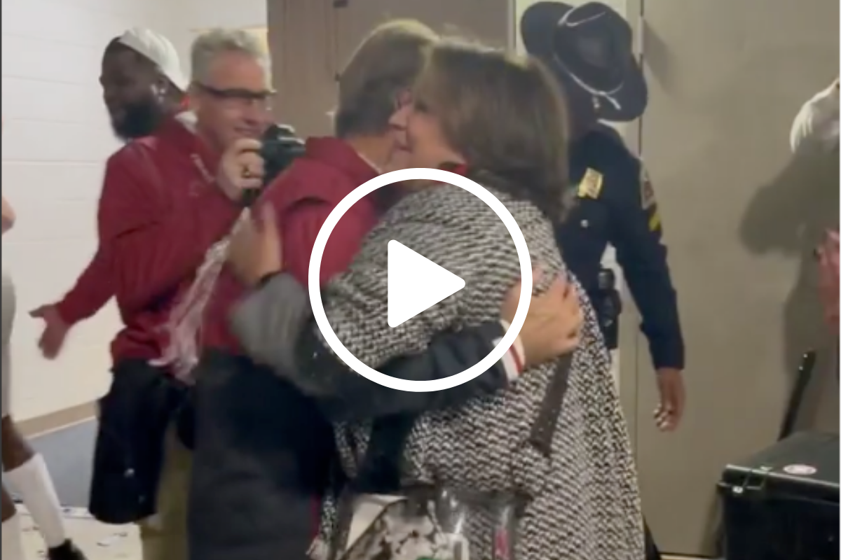 Nick Saban & Miss Terry's Iron Bowl Celebration Proves She's Alabama's ...