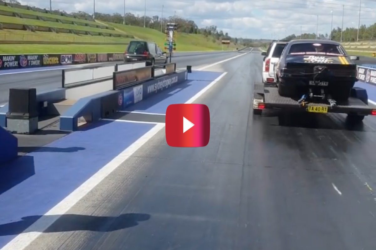 Late Drag Racer Goes for Final Ride Down Drag Strip in Hearse - FanBuzz