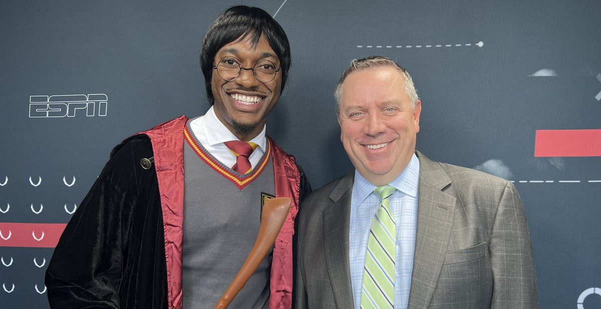 Robert Griffin III Wears Hilarious Halloween Costume in Booth