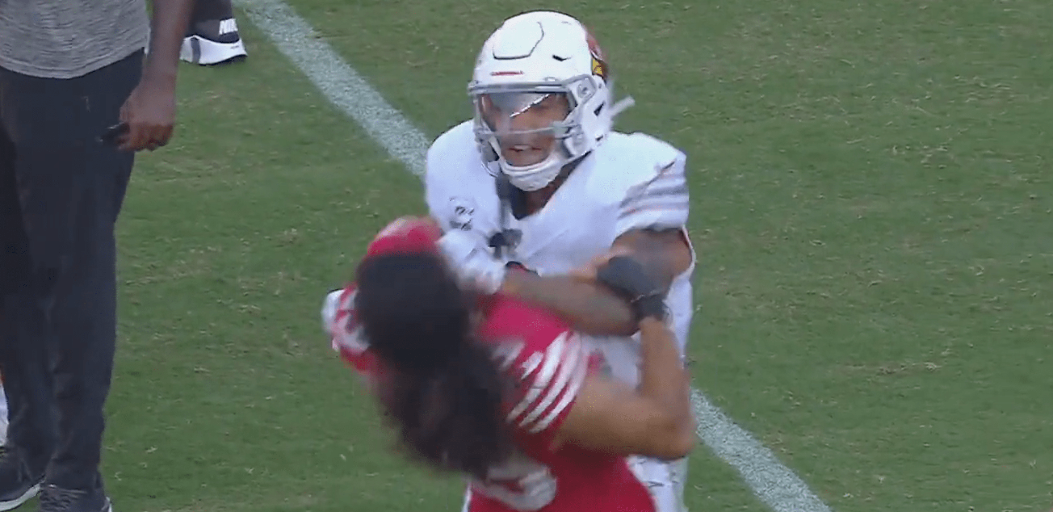 James Conner Fights 49ers Player After Cardinals Loss