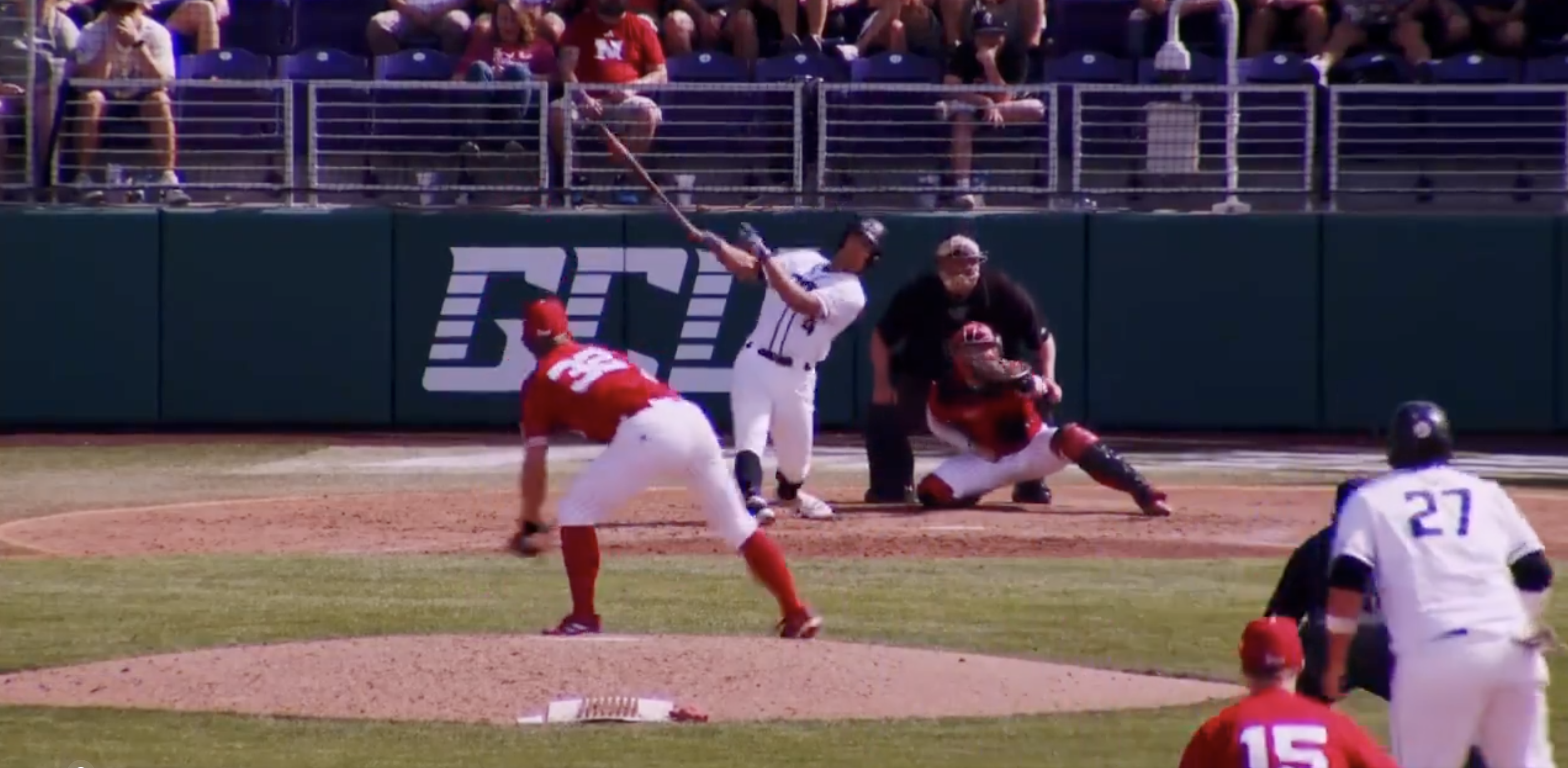College Baseball Bat Flip On Grand Slam Leads to Ejection
