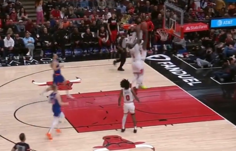 Video: Bulls Fail Miserably On Off-The-Backboard Dunk Attempt