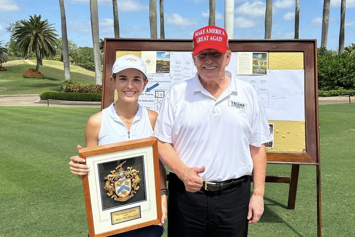 Donald Trump's Granddaughter Is A Golf Prodigy - FanBuzz