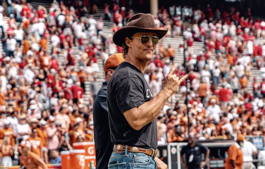 Texas Superfan Matthew McConaughey Trolls Michigan Faithful