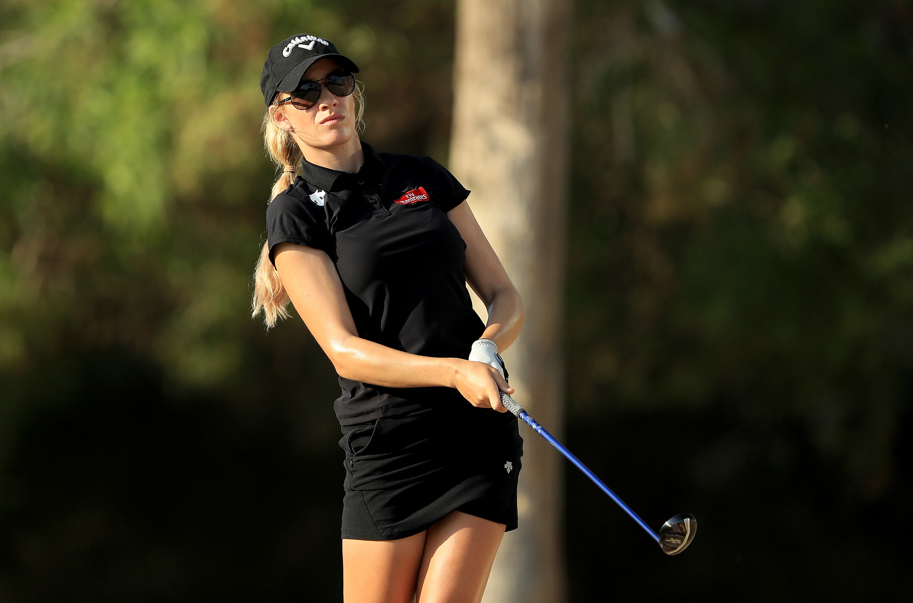 Paige Spiranac Turning the Mic Into Her New Favorite Club