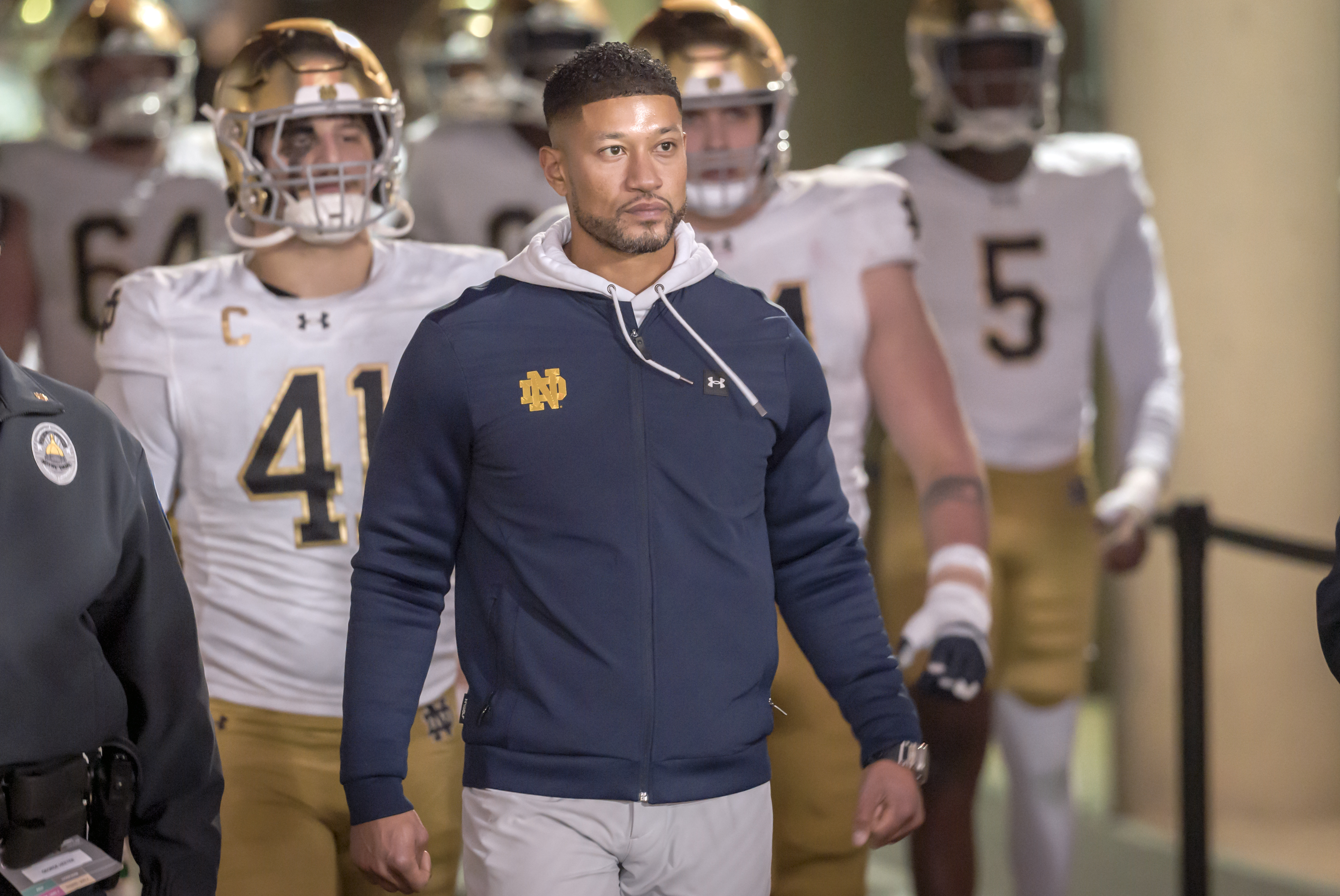 Marcus Freeman drawing NFL interest, Notre Dame insists he's staying put
