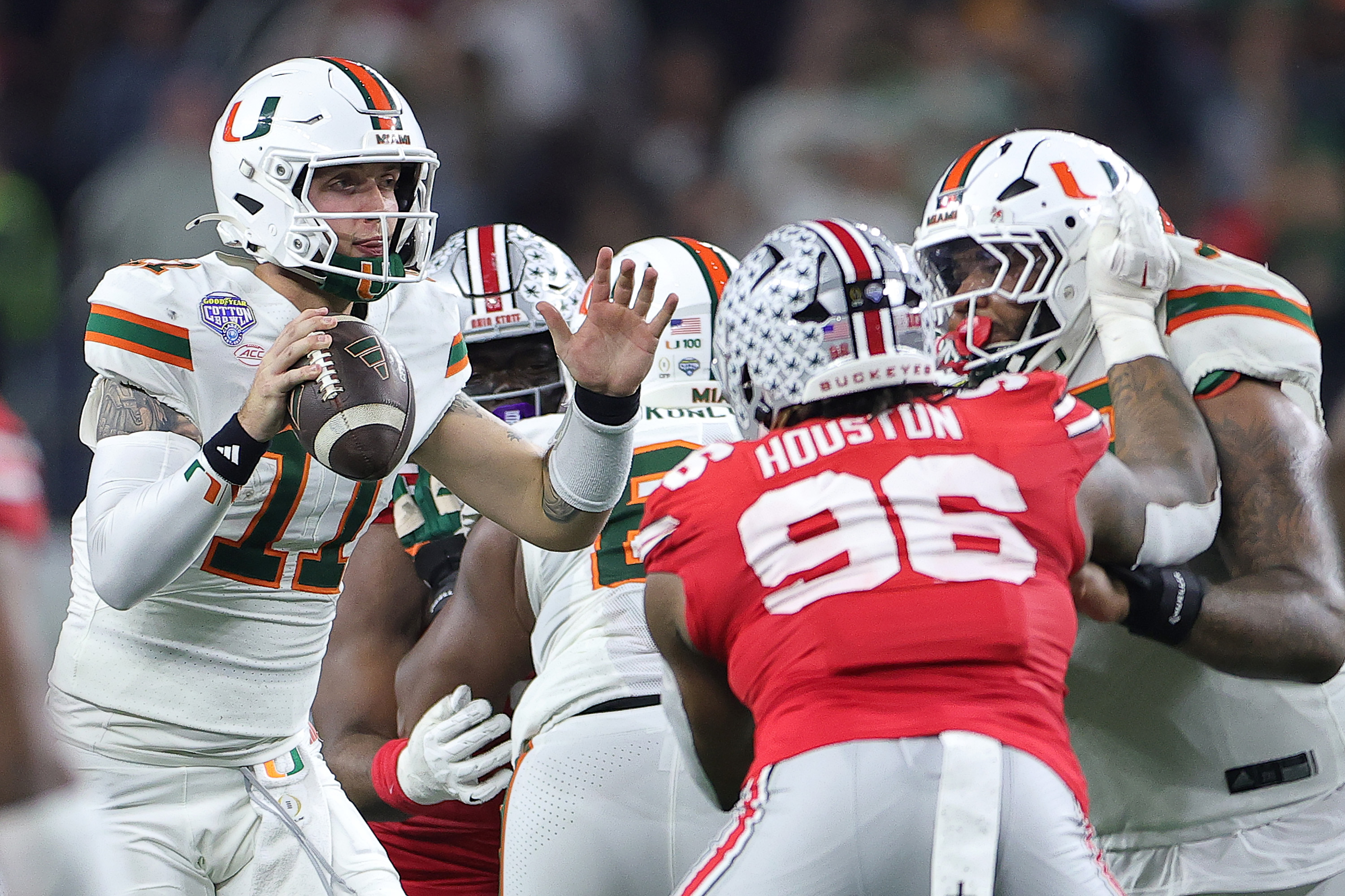 Miami's Carson Beck after upset win over Ohio State: 'Man, I was ...
